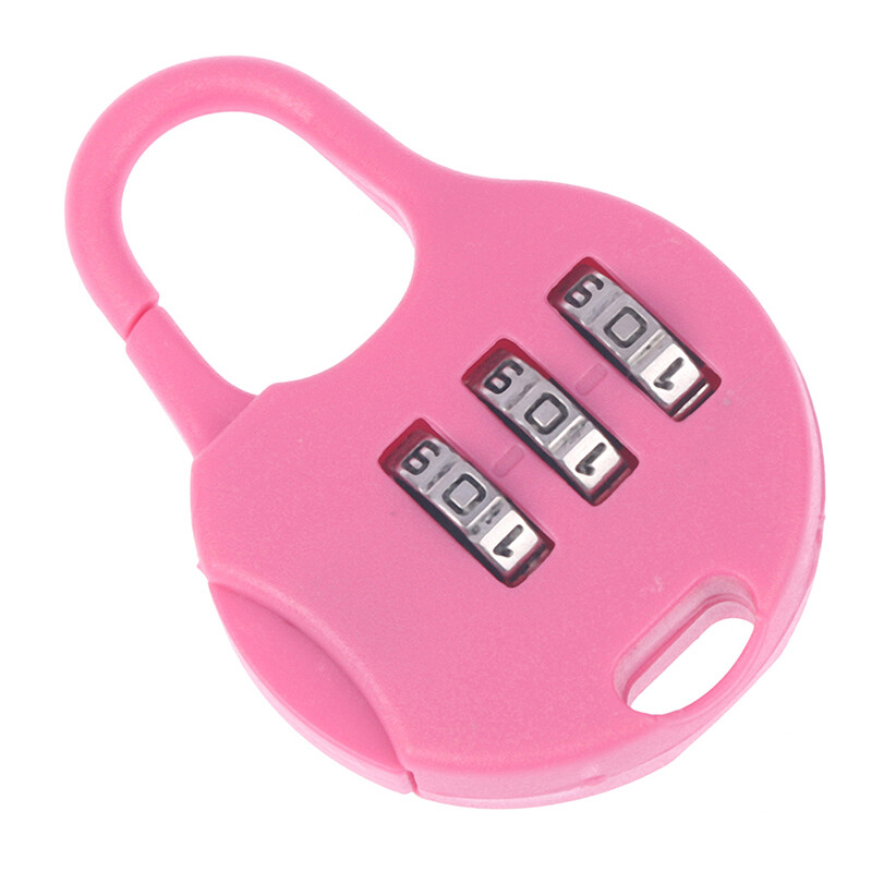 Color Mini Password Padlock Trolley Case Password Lock Student Password ...