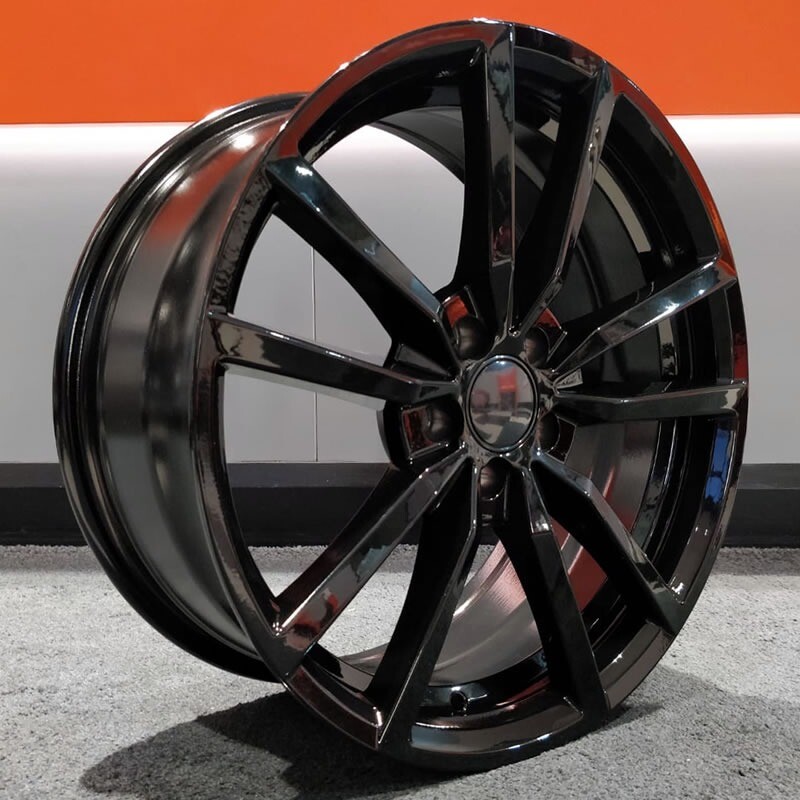 18 & 19 Inch Pretoria (Black) style Alloy wheels and tyres (5x112 ...