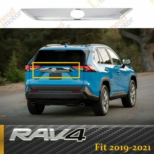 Fits Toyota RAV4 2019-2024 Chrome Rear Door Trunk Lid Decoration Cover ...