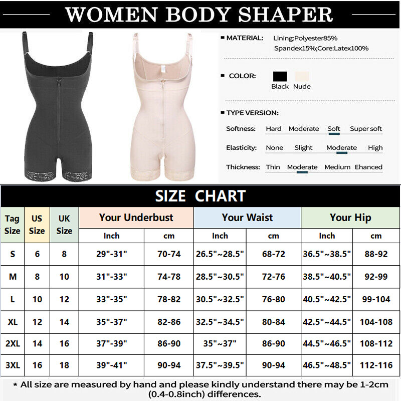 Fajas Colombianas Faja BBL Post Surgery Compression Garments Body ...