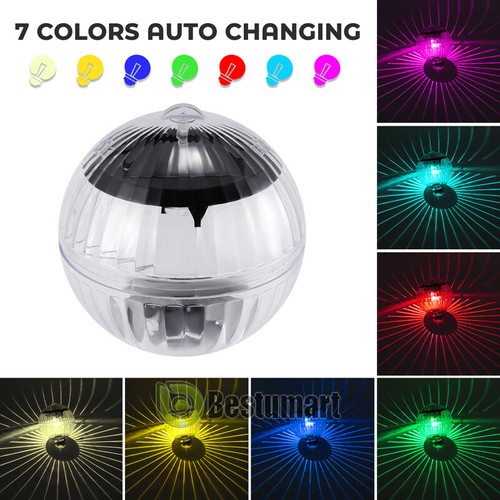 Solar Water Float Light Underwater RGB LED Pool