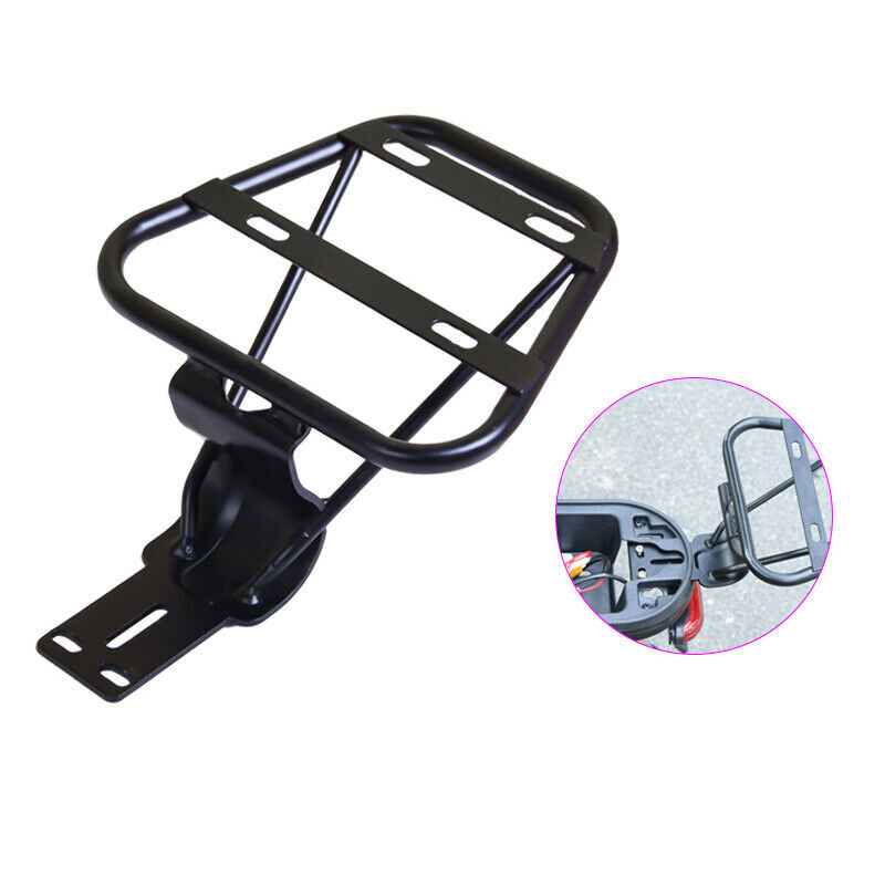 US STOCK Motorcycle Scooter Backrest Bracket Back Rack Tail Box Luggage ...