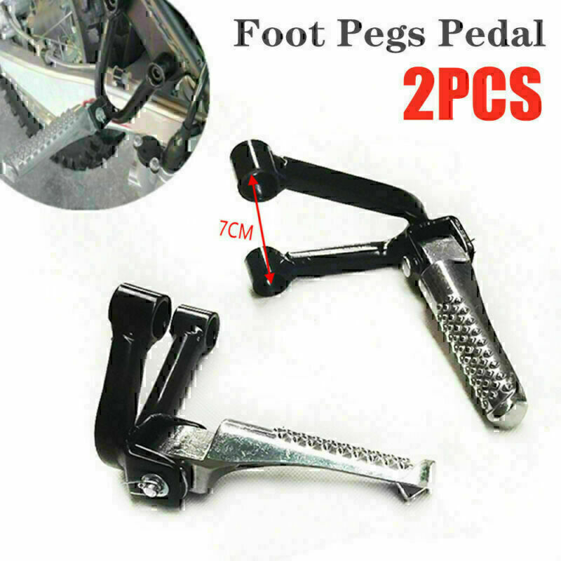 US STOCK Motorcycle Cross-country Rear Passenger Foot Pegs Pedal ...