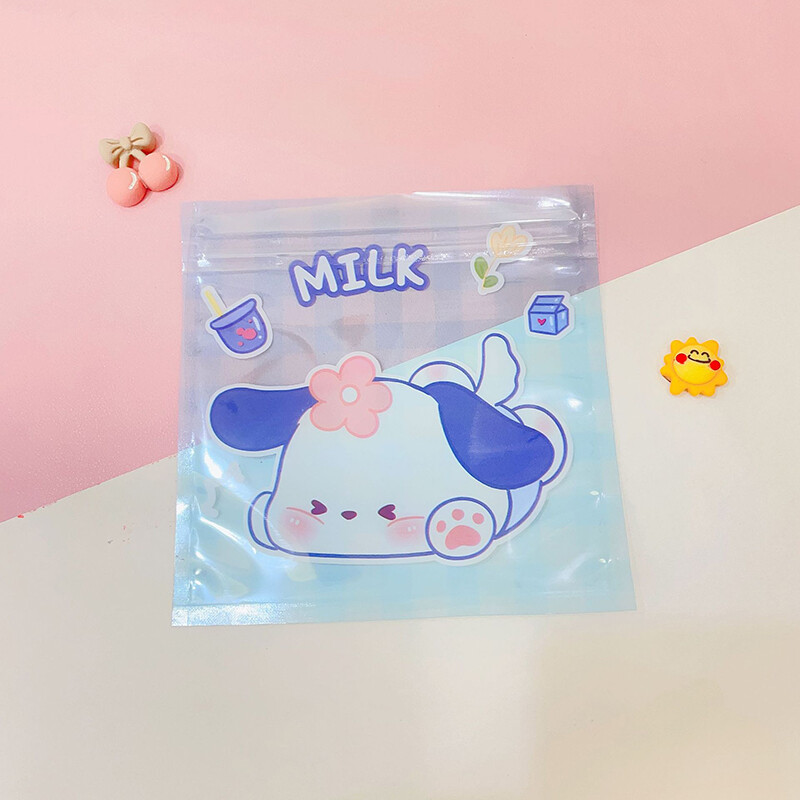 10Pcs Plastic Ziplock Bags Cartoon Nuts Candy Cookie Chocolate Gift ...