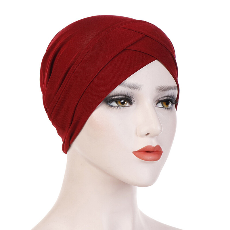 Full Cover Inner Hijab Caps Muslim stretch Turban cap Islamic ...