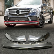 3Pc Front Bumper Chrome Trim Molding Fit For Mercedes Benz GLE350 ...