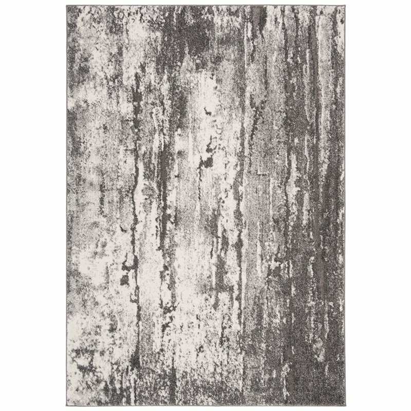 Safavieh Spirit Vania Modern Abstract Rug Grey/Dark Grey 4' ' for sale ...