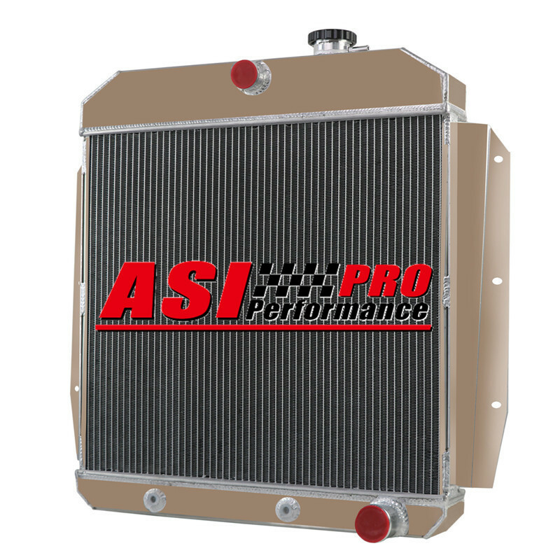 4 ROW Aluminum Radiator For 55-59 Chevy Pickup Truck Apache Chevrolet ...