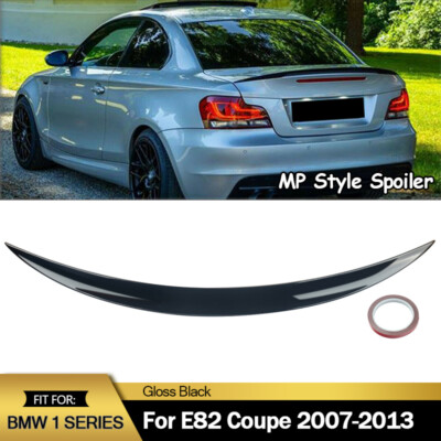 Gloss Black Rear Trunk Spoiler Wing Lip MP Style For BMW E82 128i 135i ...