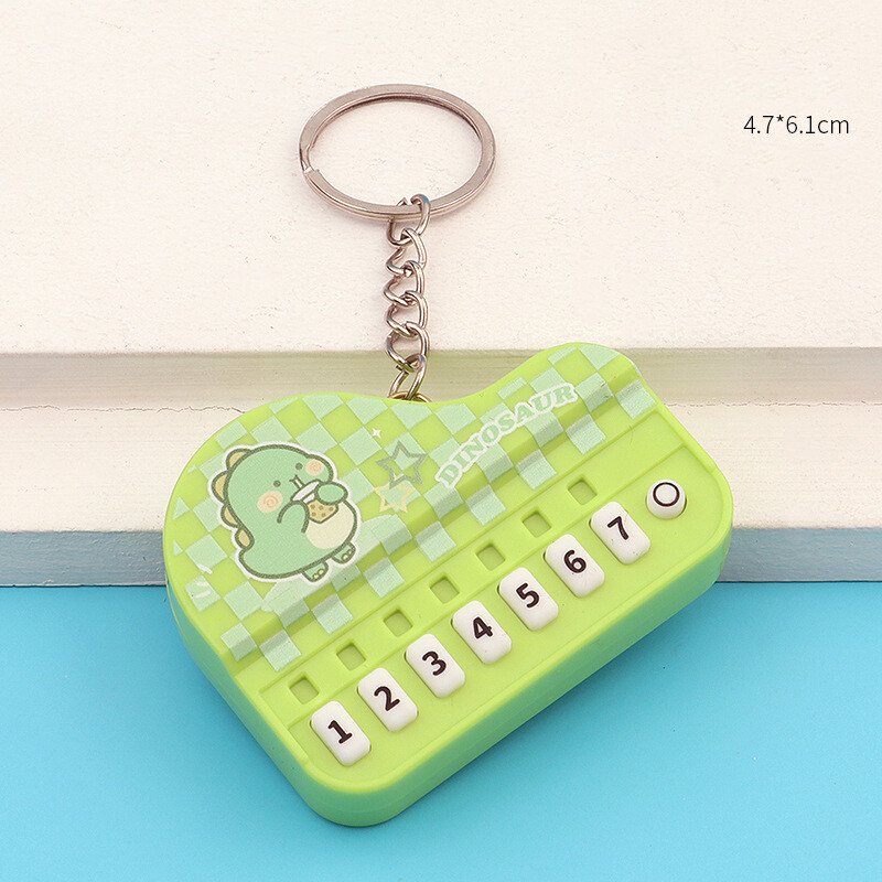 Mini Electronic Keyboard Keychain Portable Musical Instrument Luminous ...
