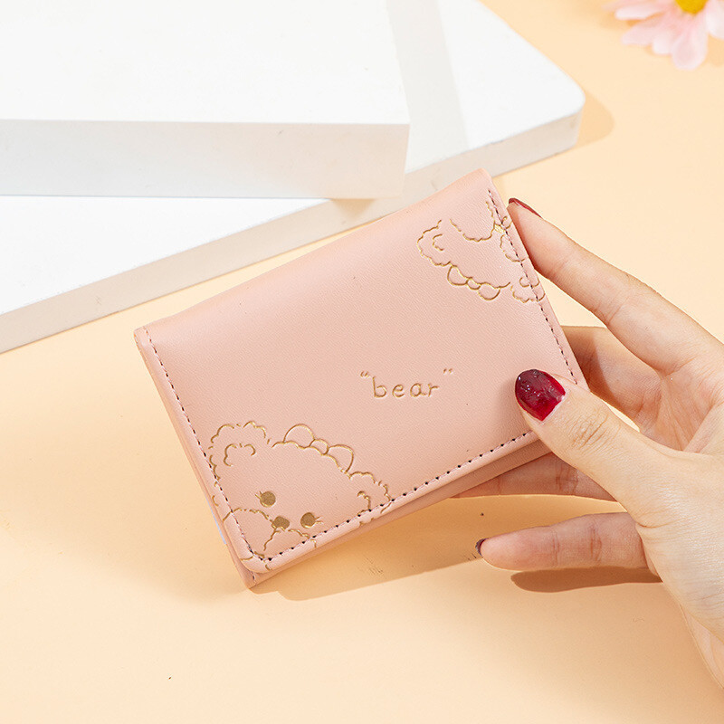 Cute Wallet Short Money Bag Women's Student Letter Of Credit Wombat Wal ...