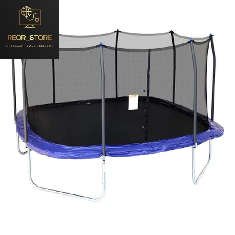 Square Trampoline Safety | 15' Skywalker Trampolines