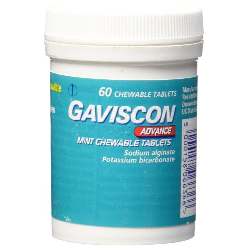 EAN 5000158066366 - Gaviscon Advance Chewable Tab 60 Peppermint ...