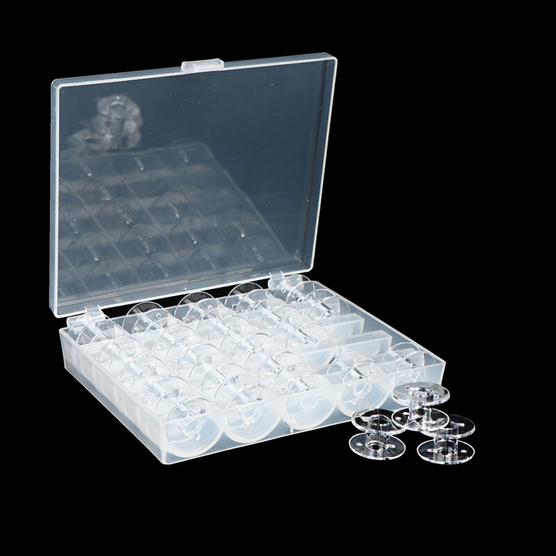 25 Spools + Empty Bobbins Case Organiser Sewing