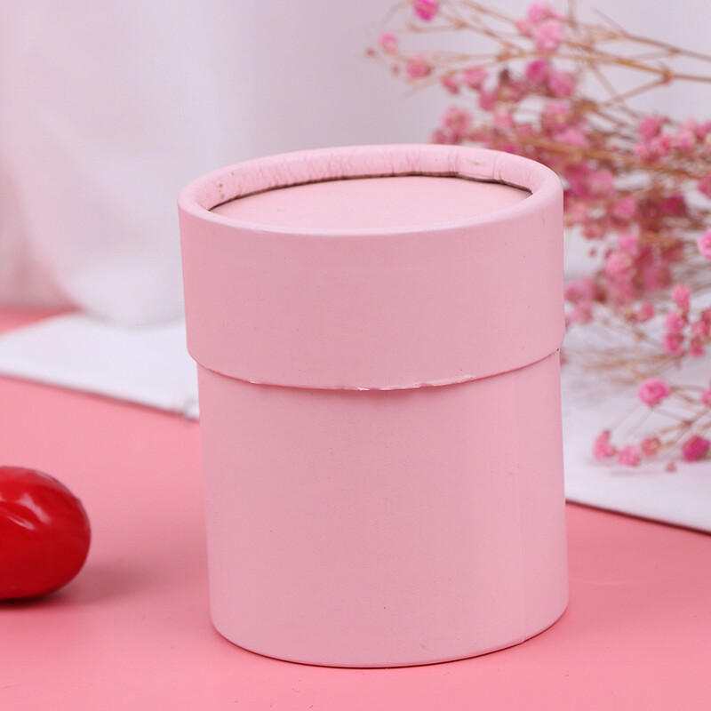Round Flower Paper Boxes Lid Hug Florist Flower Bucket Gift Packaging ...