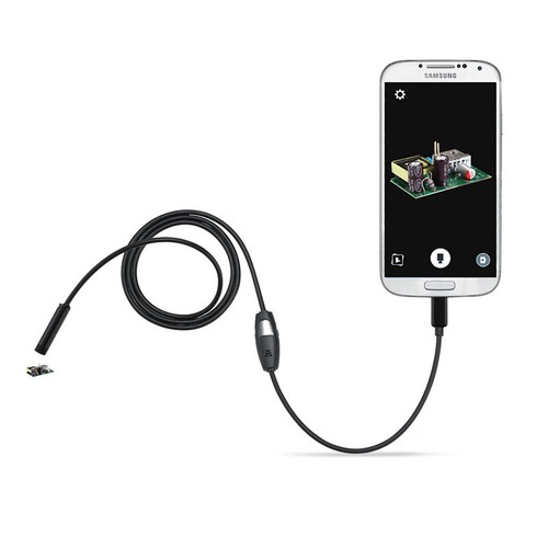 USB Endoscope Inspection HD Waterproof Snake Camera 6 Adjustable Led ...