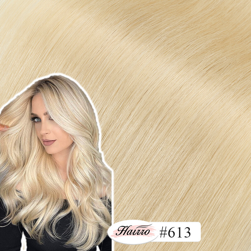 8A Clip In Extensions, 100% Real Remy Human Hair 8PCS Hairpiece Full ...