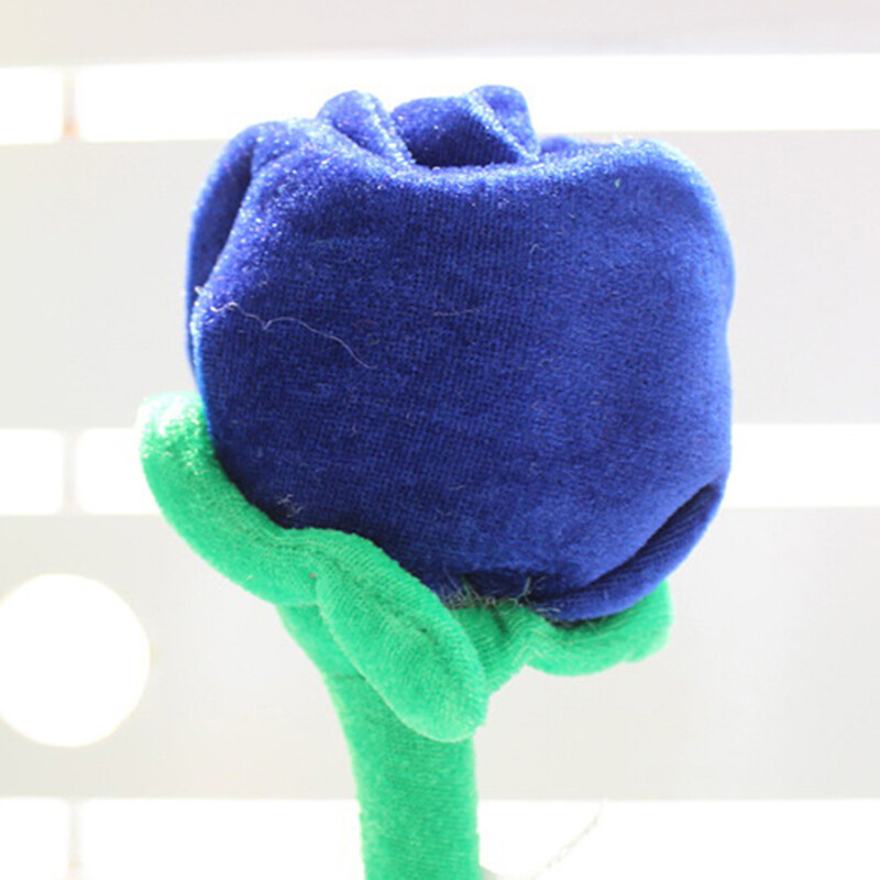 1Pc Cartoon Rose Flower Stuffed Soft Plush Toy Valentine's Day Gift For ...