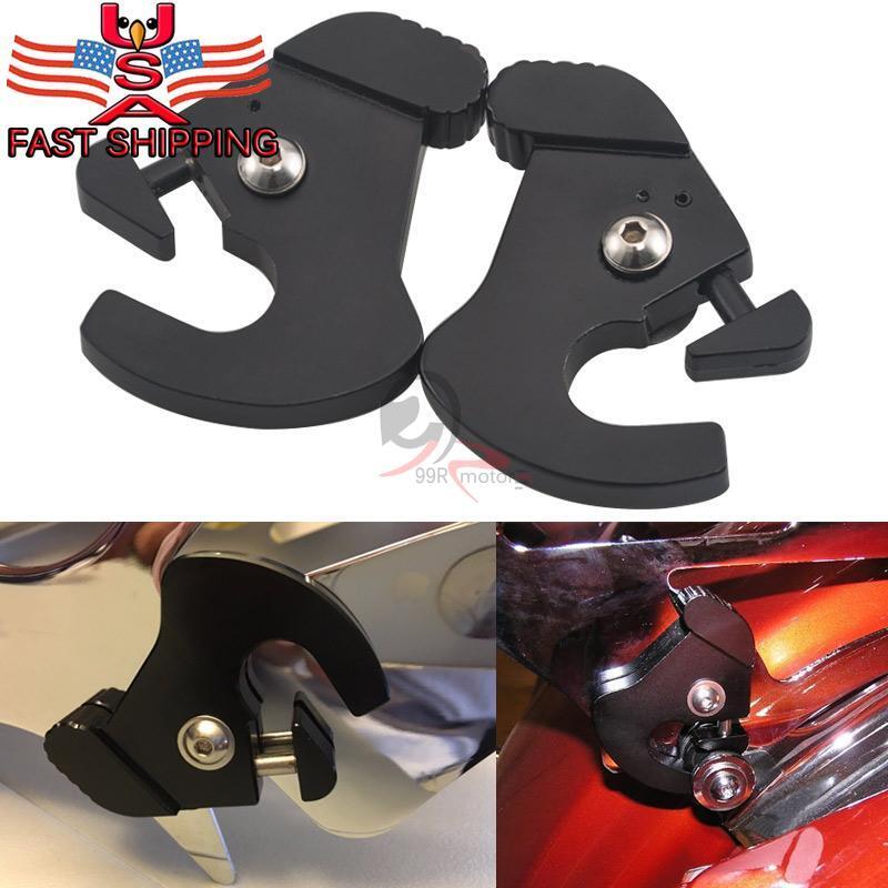 Locking Quick Release Clamp For Harley Sissy Bar Docking Detachable ...