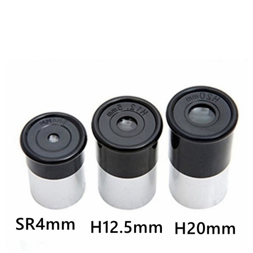 3Pcs Telescope Eyepiece Lens H12.5mm H20mm SR4mm 24.5mm Kit for ...