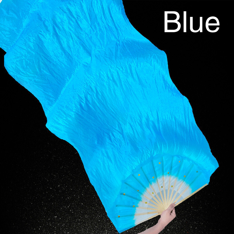 Dance Fire Flag Fan Bamboo Silk Fans Veils Praise Worship Crafts ...