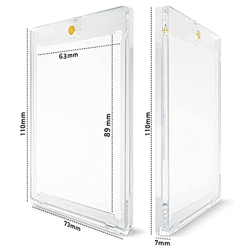 24 Slots Trading Card Display Frame / 10PCS 35PT Mag One Touch Card ...