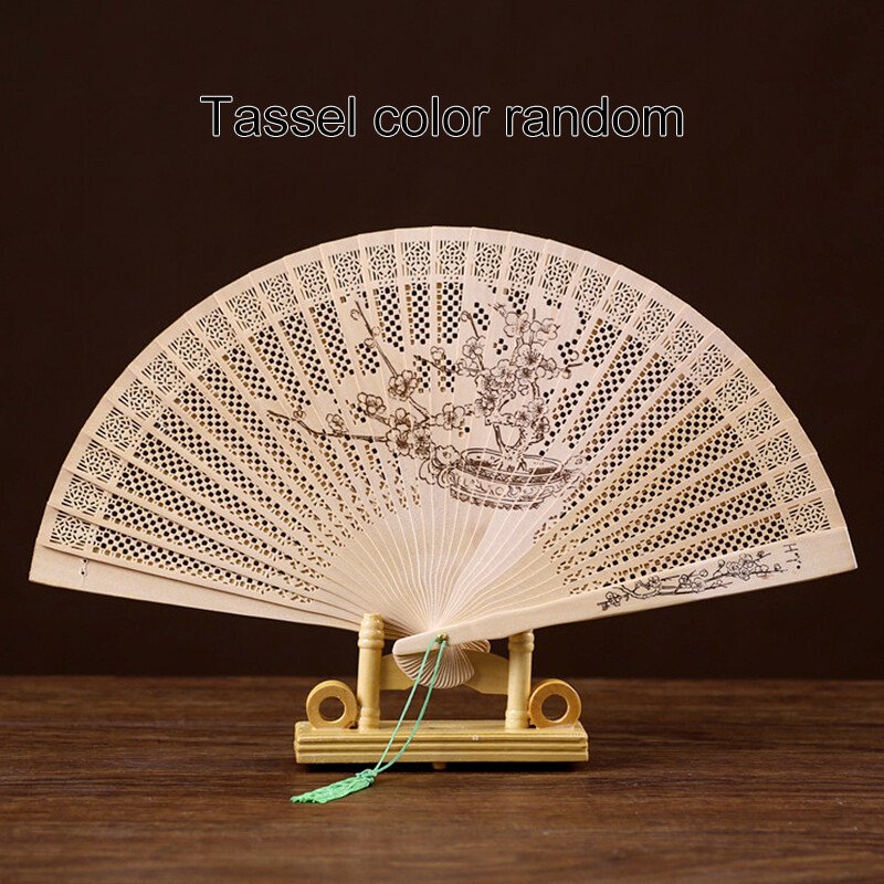 Carved Bamboo Fold Hand Fans Wedding Chinese Fan China Antique Folding ...