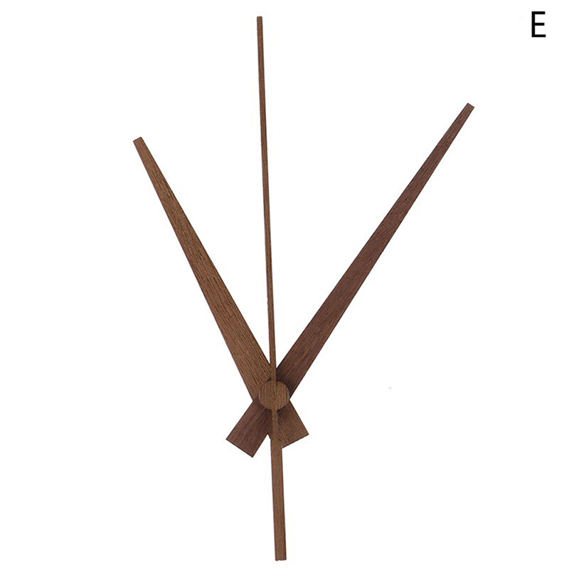 Walnut Wall Clock Pointer DIY Hour Hand Minute Hand Second Hand Parts ...