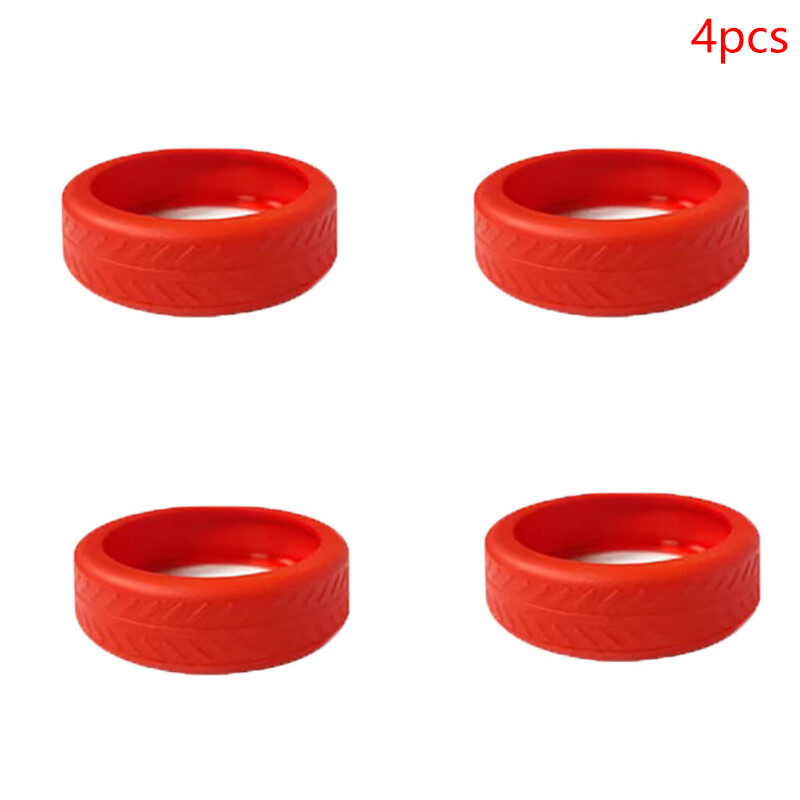 Travel Luggage Caster Shoes Silicone Suitcase Wheels Protection Cover ...