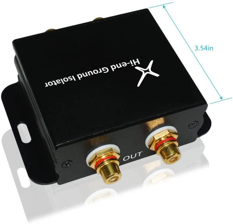 Xtrempro Hi-End Ground Loop Noise Isolator/Filter for Car