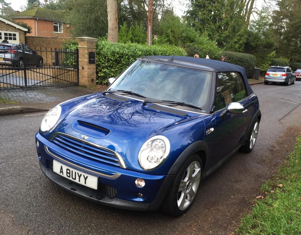 MINI COOPER S CONVERTIBLE ELECTRIC BLUE FOR SALE GREAT CONDITION | in ...