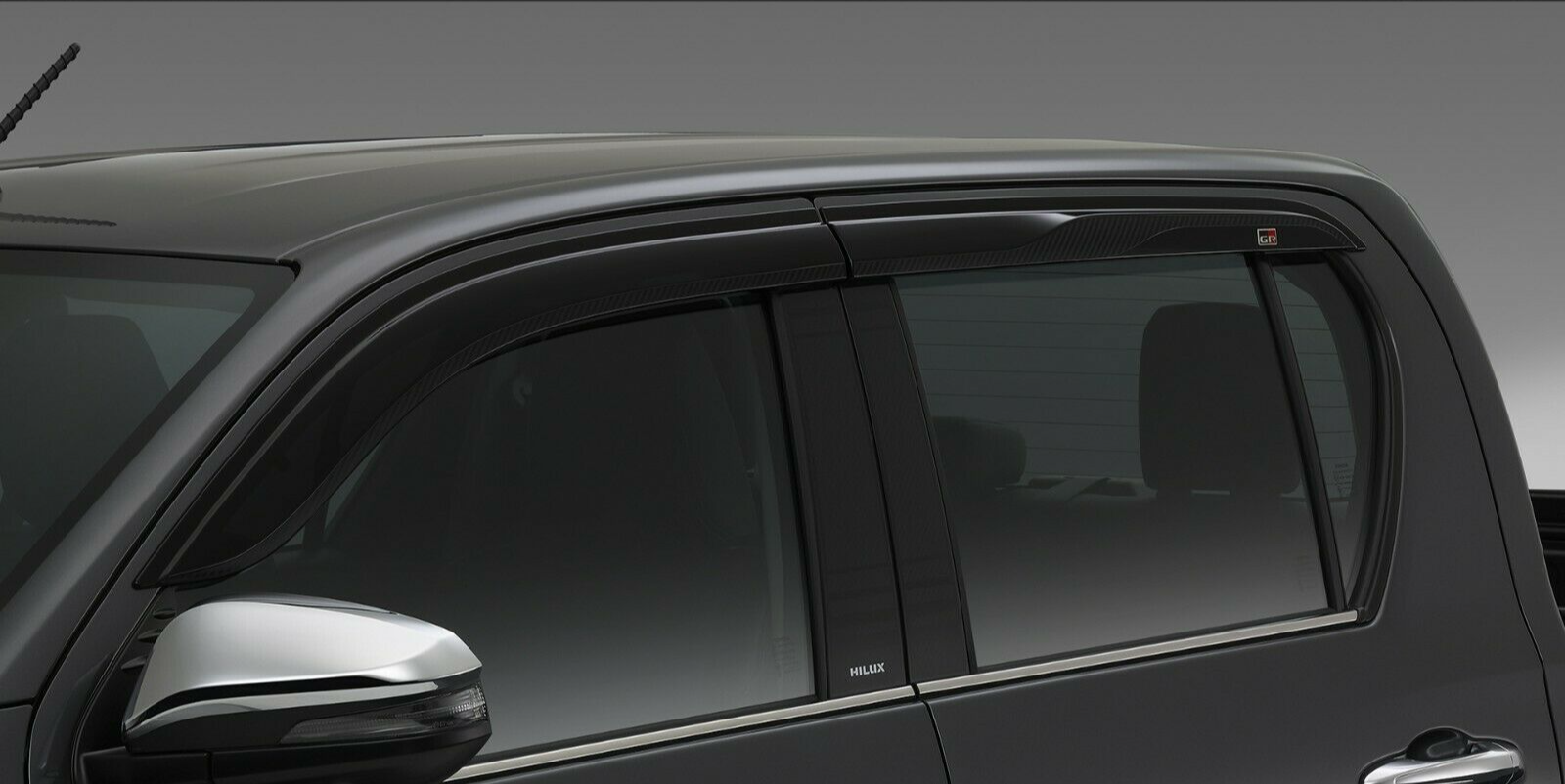 GENUINE GR SPORT SUN VISOR WIND DEFLECTOR DOUBLE CAB FITS GENUINE GR SPORT SUN VISOR WIND DEFLECTOR DOUBLE CAB FITS