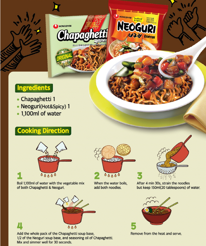 Купить Лапша Nongshim jjapaghetti Neoguri Chapaguri 1 в интернет ...