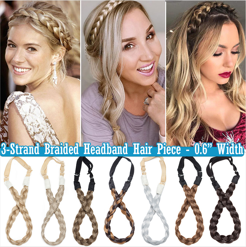 Fancy Hairband Twisted Braids Hair Band Braided Headband Bohemian Plait ...