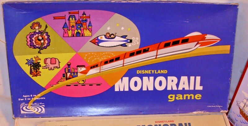 Disneyland Monorail Game (1960) Board Game – Board Game Guys