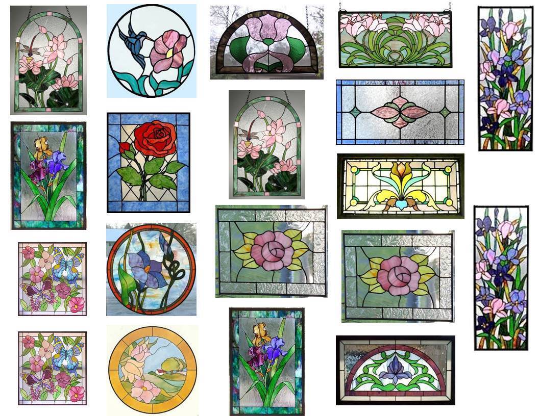 Dollhouse Miniature Shabby Chic Stained Glass Windows On Dollhouse Miniature Shabby Chic Stained Glass Windows On