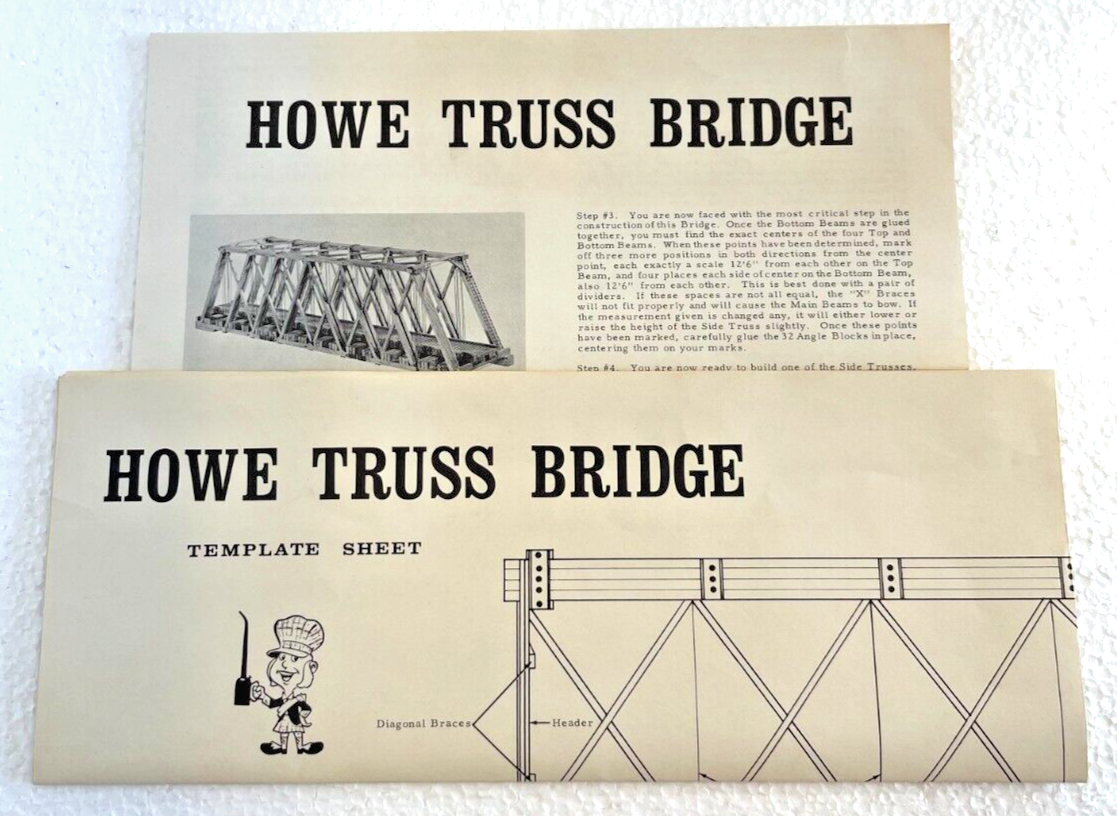 Vintage HO-Howe Truss Bridge by Campbell Scale Models
