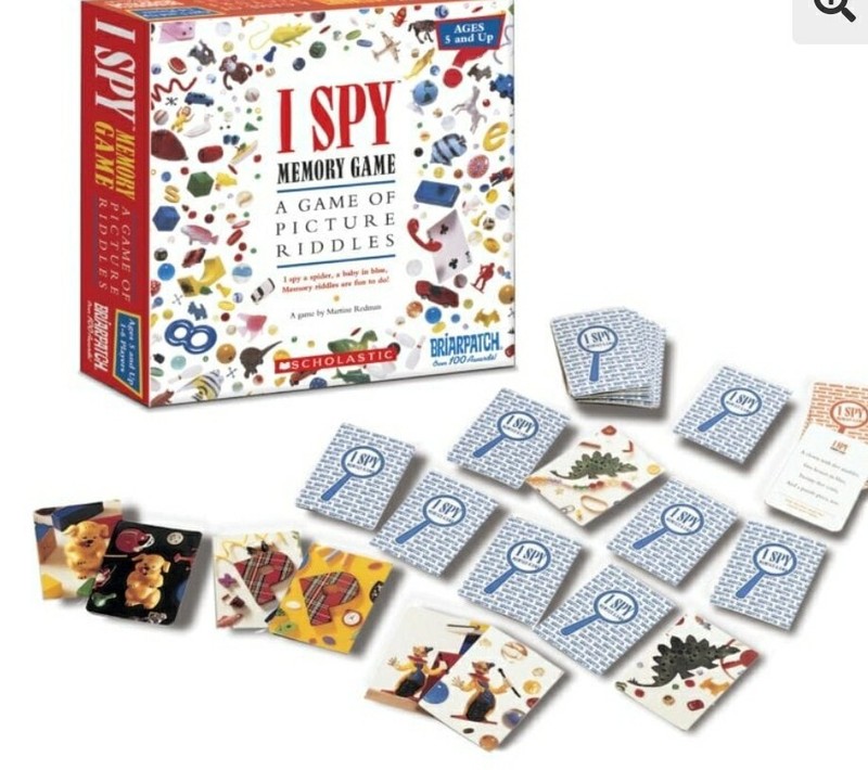 I Spy Memory Game (1995) Board Game – Board Game Guys
