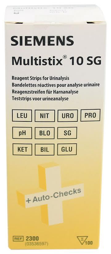 Siemens (Bayer) Multistix 10Sg Test Strips For Urinalysis 100/BX ...