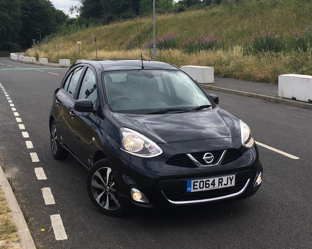 Nissan Micra 2014 Auto DIG-S (Tekna) Black 12k low miles Keyless/Sat ...