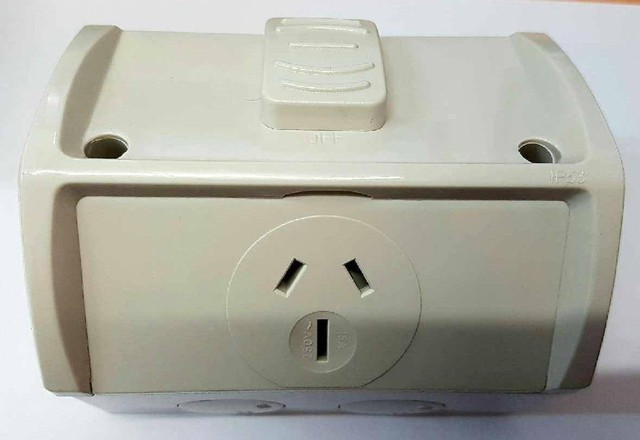 Weatherproof single power point - 15 AMPS - New in box | Building ...