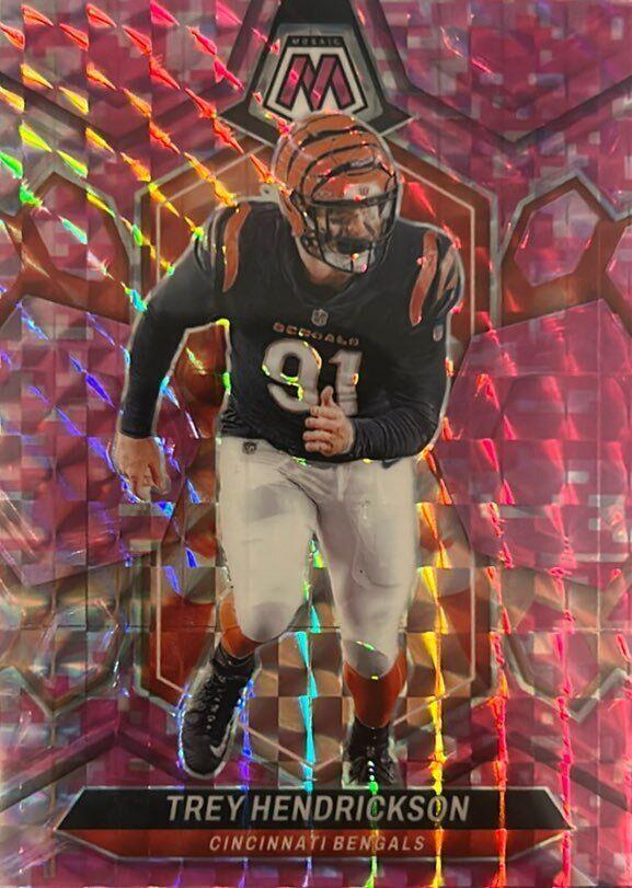 2024 Panini Mosaic - Trey Hendrickson #48 Pink Swirl Mosaic Prizm /13 ...
