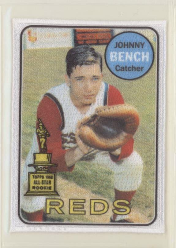 2021 Topps - Iconic Card Manufactured Patches Johnny Bench #ICP-JB for ...