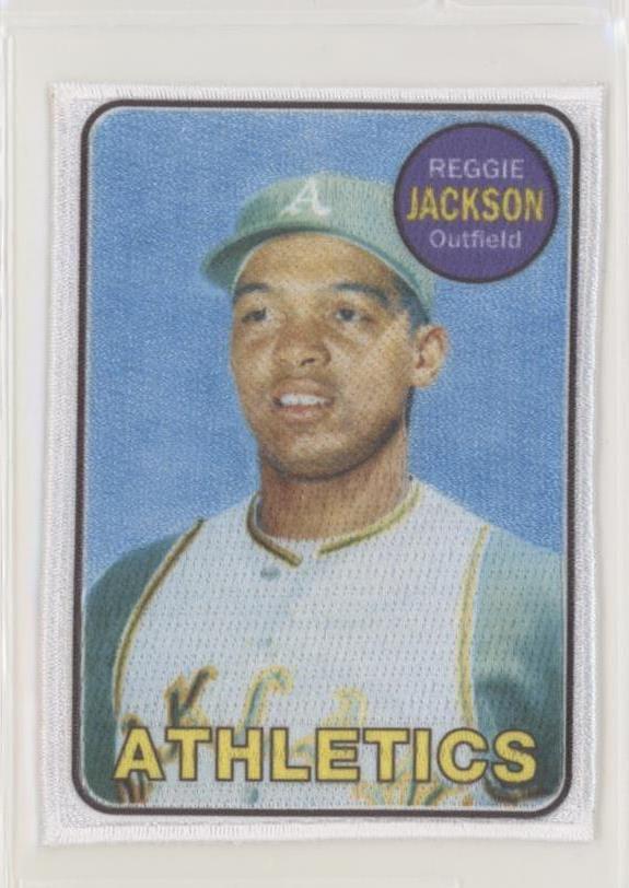 2021 Topps - Iconic Card Manufactured Patches Reggie Jackson #ICP-RJ ...