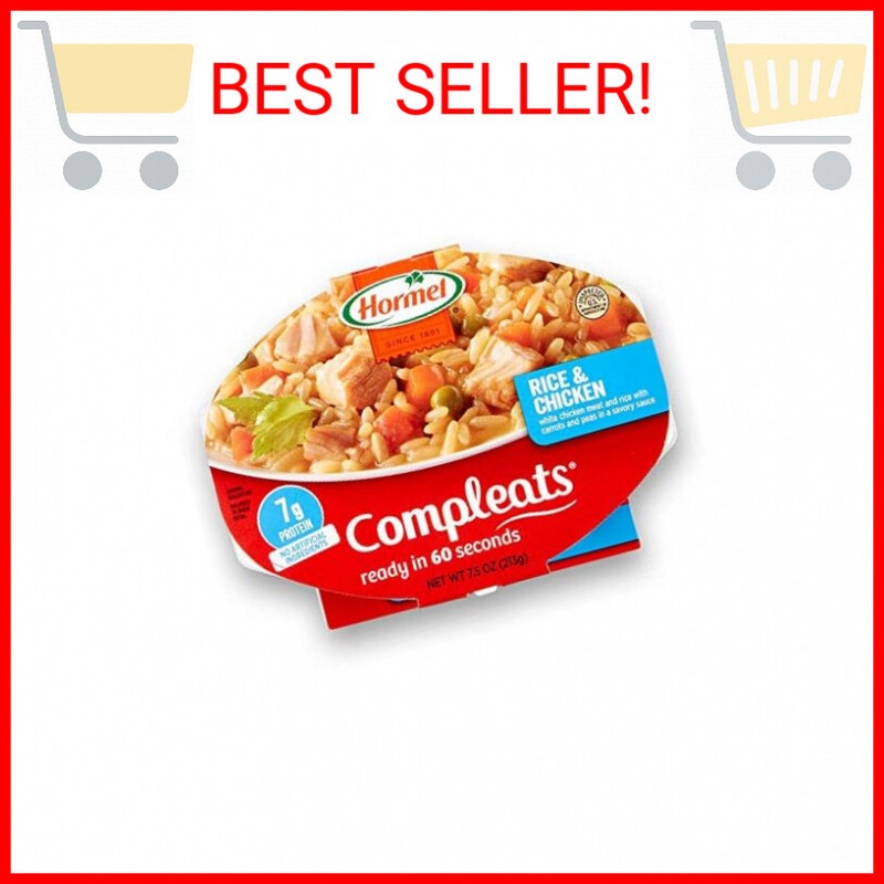 HORMEL COMPLEATS Rice & Chicken Microwave Tray, 7.5