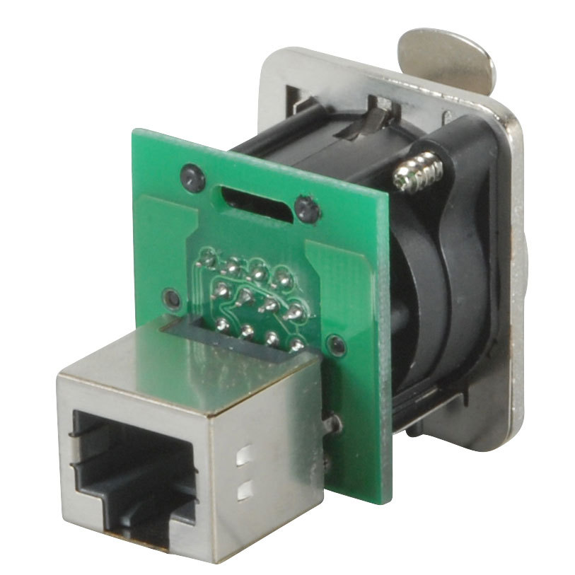 Neutrik NE8FDP Ethercon RJ45 Feed Through Connector Nickel ...