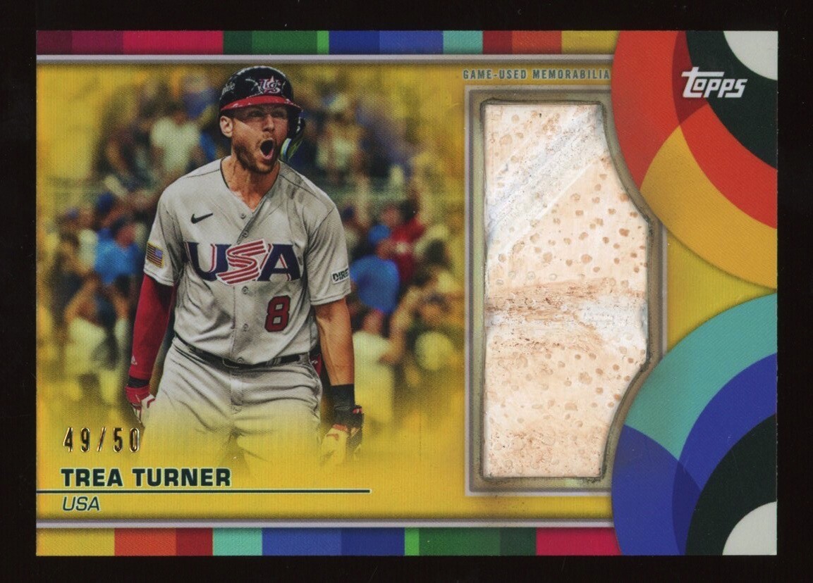 2023 Topps World Baseball Classic - WBC Base Relics Gold #BRC-TT Trea ...