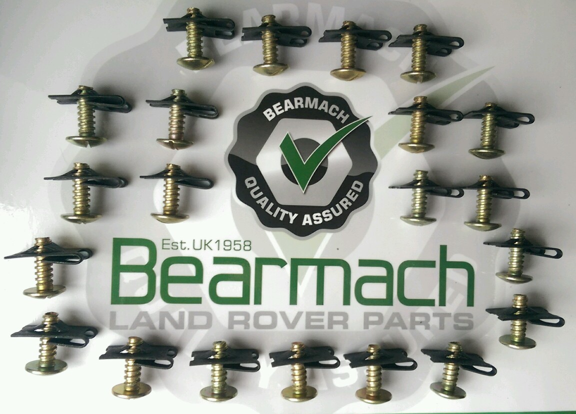 Land Rover Defender 90, Series, Floor Panel Plate Screws & Captive Nuts ...