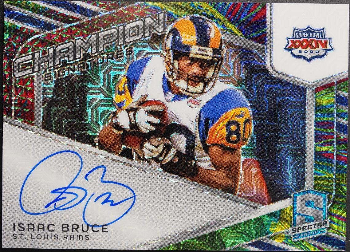 2024 Panini Spectra - Champion Signatures Isaac Bruce #CS-IBE Meta ...