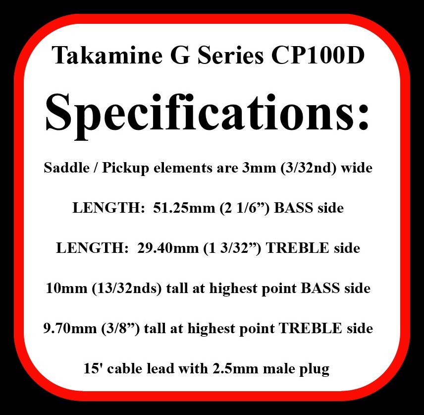 ️ Электроакустическая гитара Takamine G Series CP-100D SPLIT SADDLE Integrated Saddle / Split ...